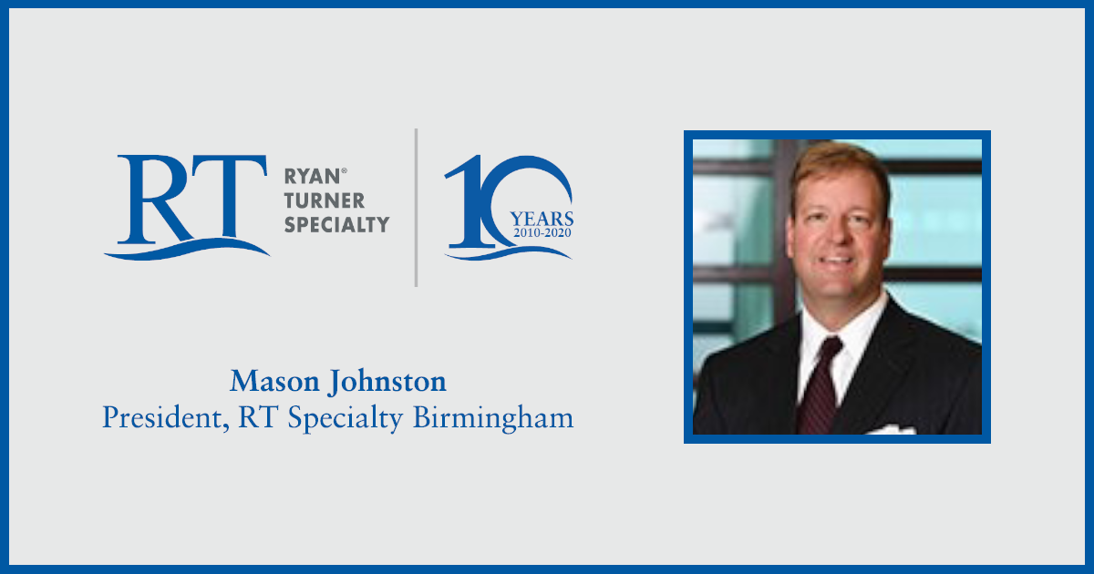 Mason Johnston, Senior Property Broker, Joins RT Specialty – RT Specialty
